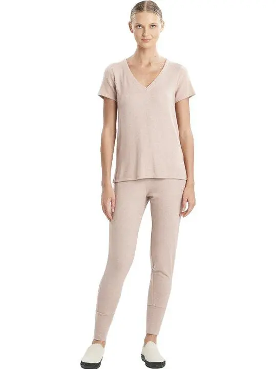 Natori Ulla V-neck Top - Neutral