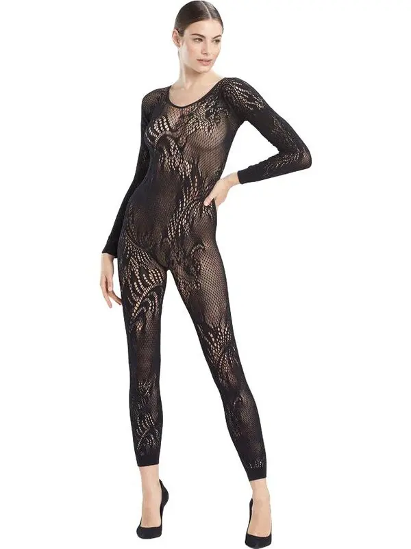 Natori Feathers Catsuit - Black