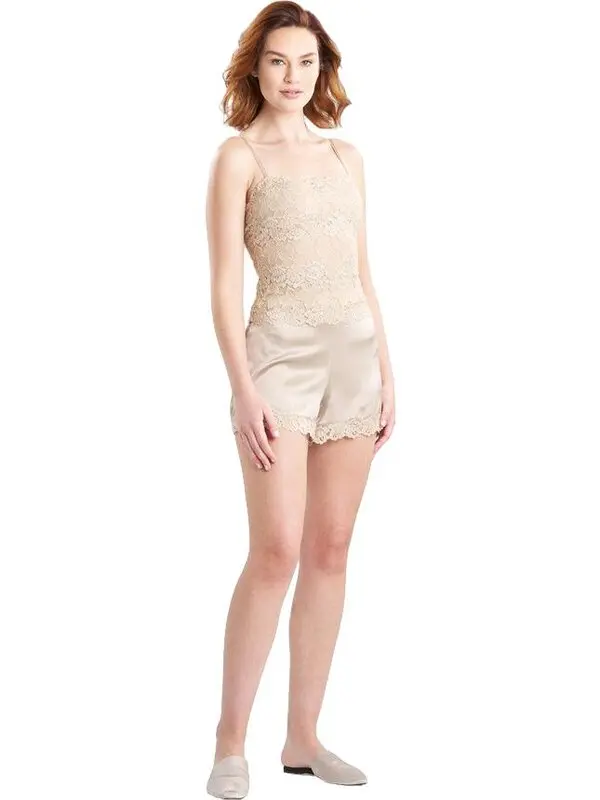 Natori Rose Parfait Allover Lace Cami - Neutral