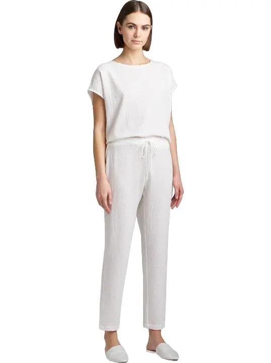 Natori Onsen Slim Pants - White
