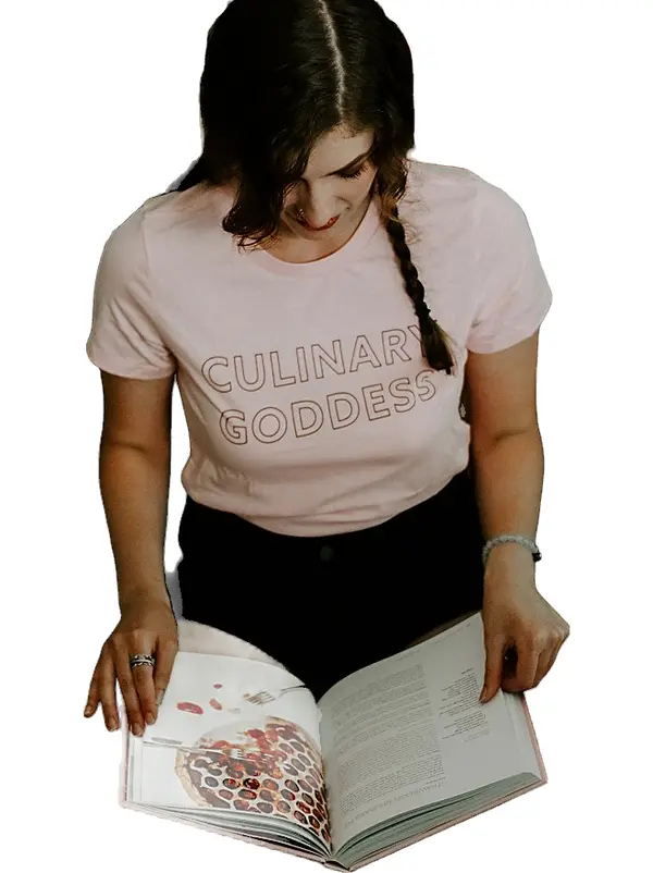 OVERSEASONED Culinary Goddess Tee - Pink