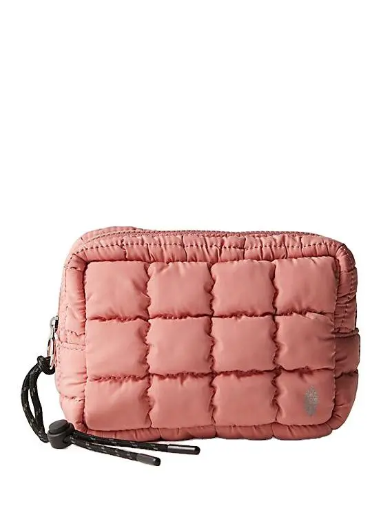 Free People Quilted Mini Case - Ballet Slipper