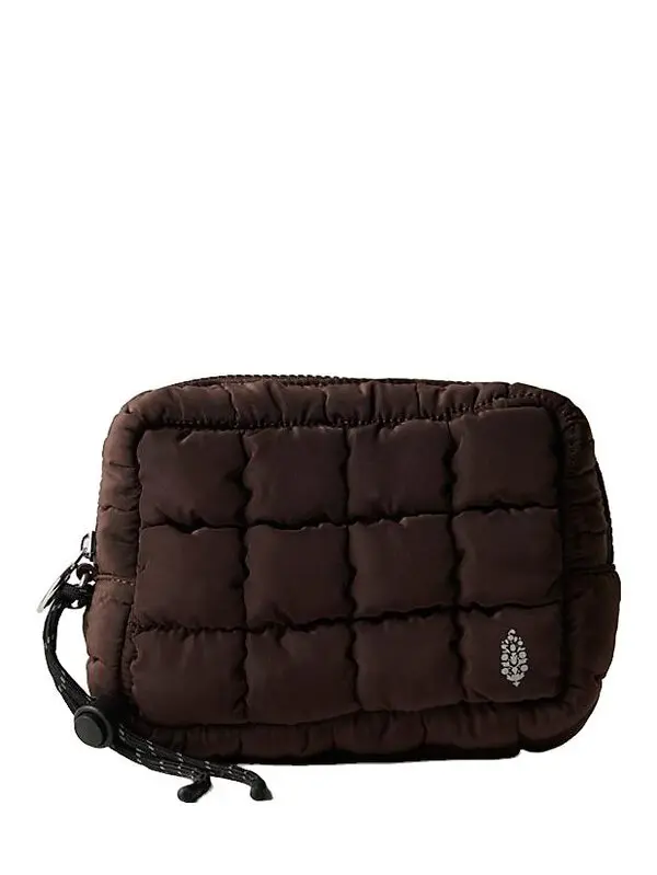Free People Quilted Mini Case - Choco