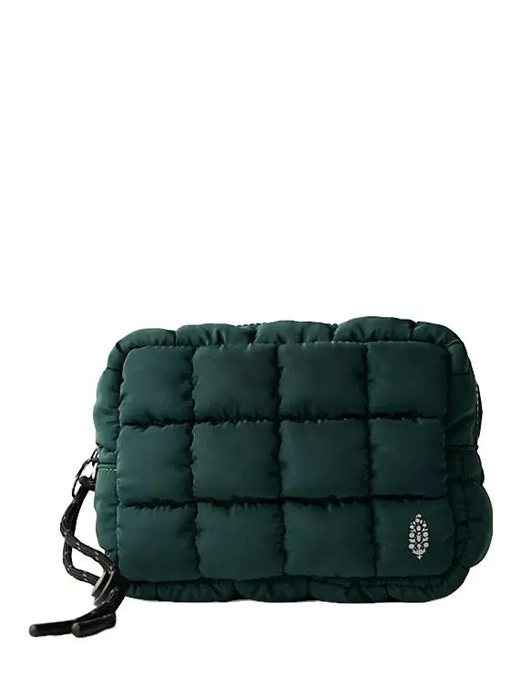 Free People Quilted Mini Case - Evergreen