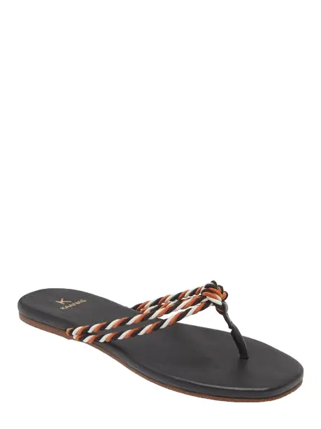 Kaanas Litibuan Corded Flip Flop - Navy Multi