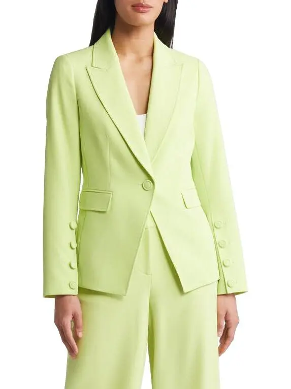 TAHARI ASL One-button Blazer - Lime
