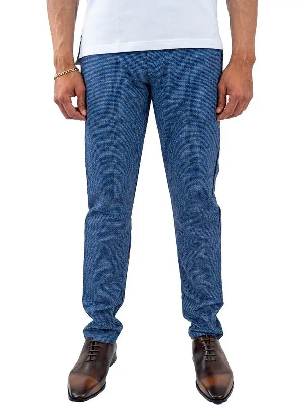 MACEOO Mélange Skinny Pants - Blue