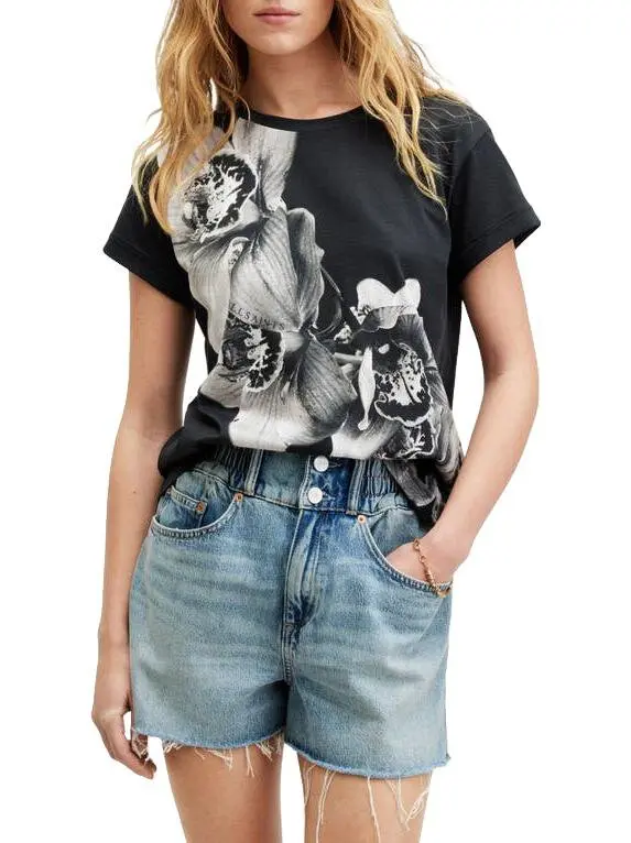 ALLSAINTS Eulo Anna Graphic T-shirt - Black