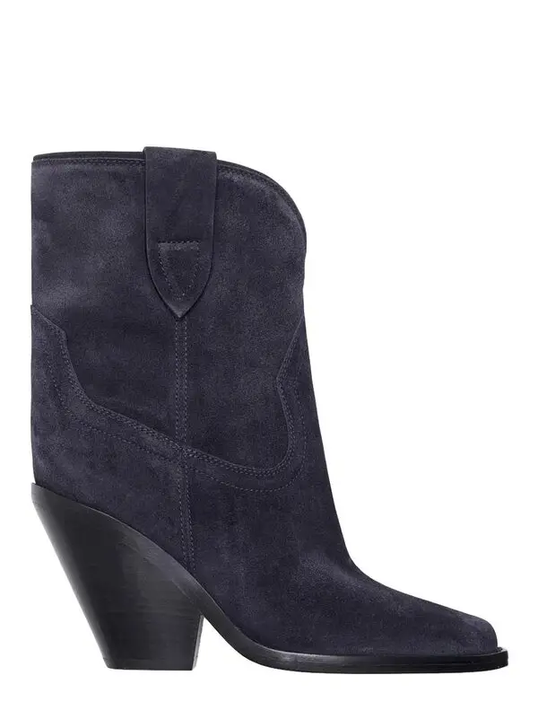 Isabel Marant Leyane Cowboy Boots - Black