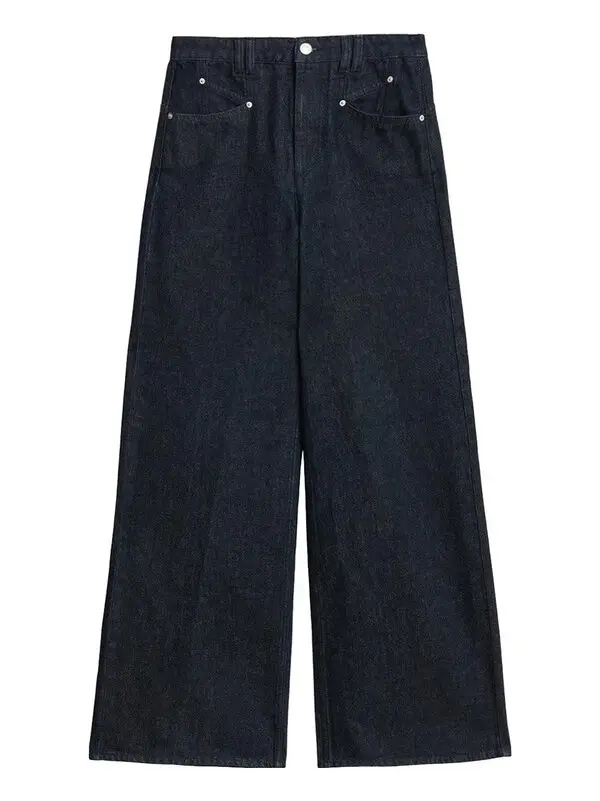 Isabel Marant Lemony Denim Pants - Dark Midnight