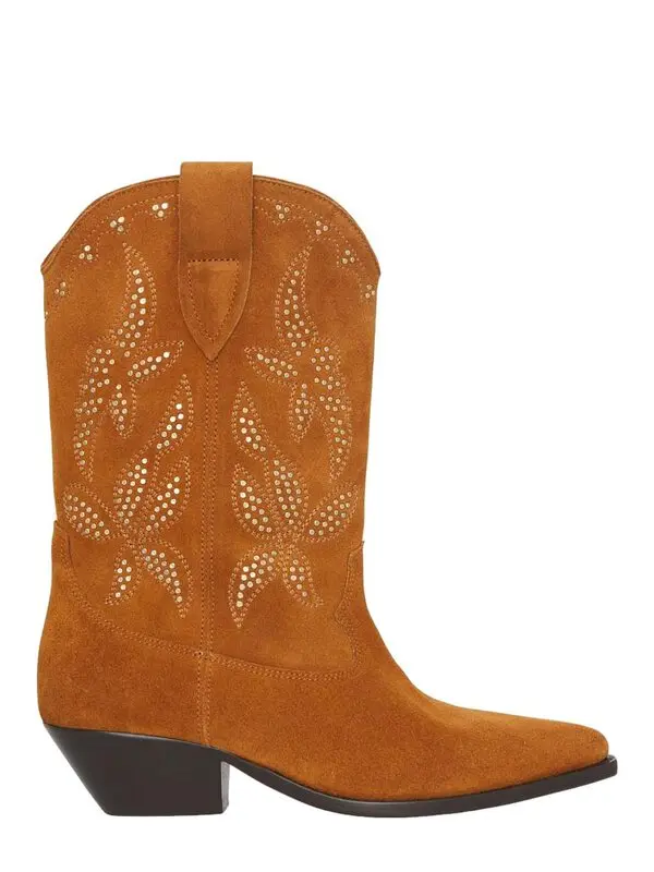 Isabel Marant Duerto Boots - Cognac/gold