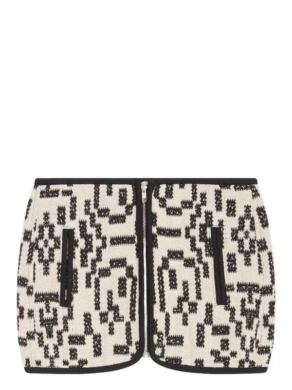 MARANT ETOILE Arona Mini Skirt - Black