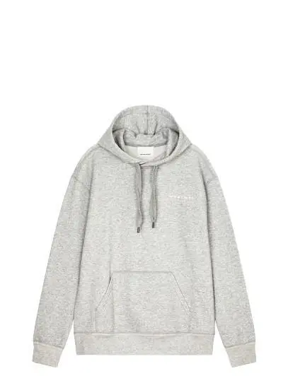 Isabel Marant Marcello Logo Hoodie - Gray