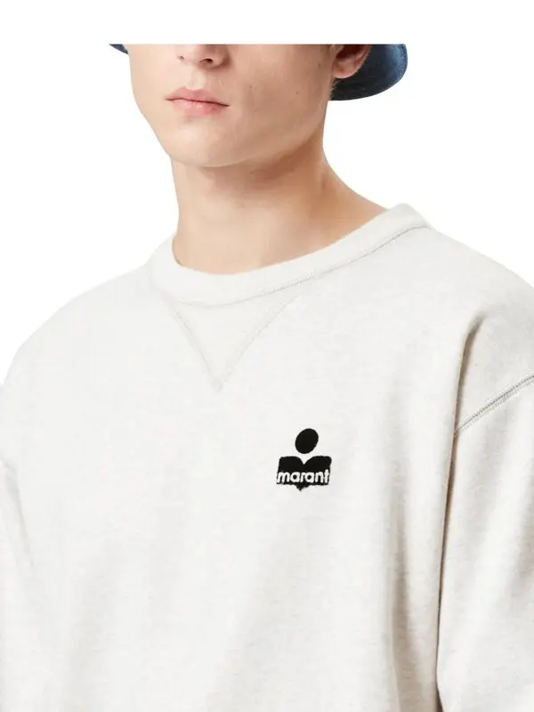 Isabel Marant Étoile Mike Cotton Sweatshirt - Ecru