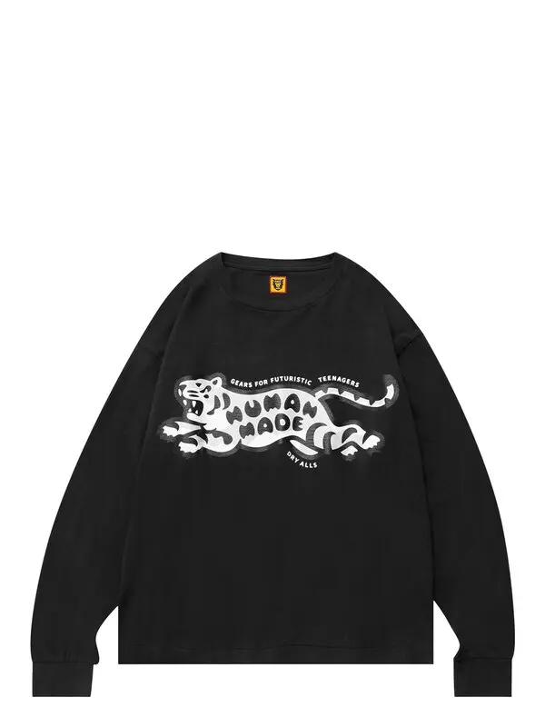 HUMAN MADE Tiger Long-sleeve T-shirt - Black