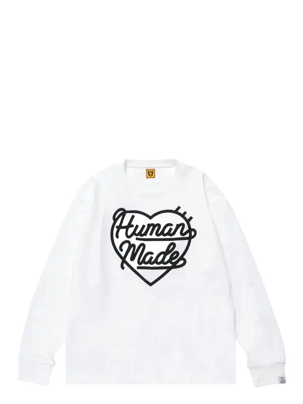 HUMAN MADE Heart Long-sleeve Tee - White