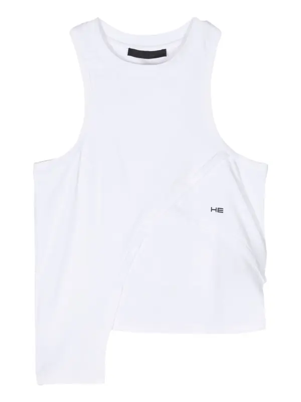 HELIOT EMIL Layered Cropped Tank Top - White
