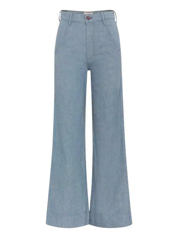 ACE HARPER The Jennifer Wide-leg Jeans - Blue