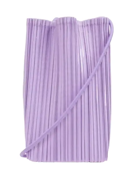 Issey Miyake Bloom Pleated Crossbody Bag - Purple
