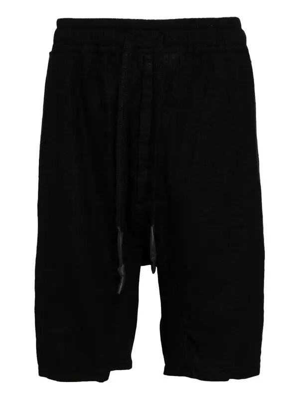 ISAAC SELLAM EXPERIENCE Drop-crotch Shorts - Black
