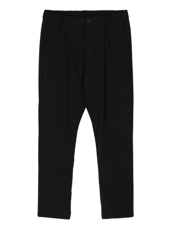Attachment Slim-cut Trousers - Black
