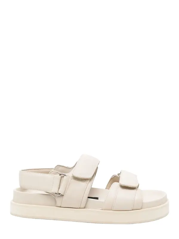 Senso Zina I Touch-strap Leather Sandals - Neutrals