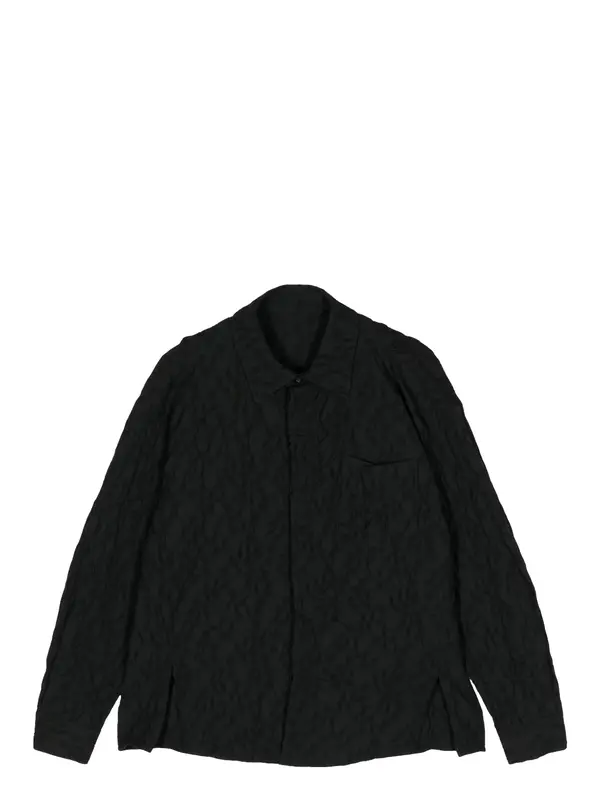 ADER ERROR Matelassé Cotton-blend Shirt - Black