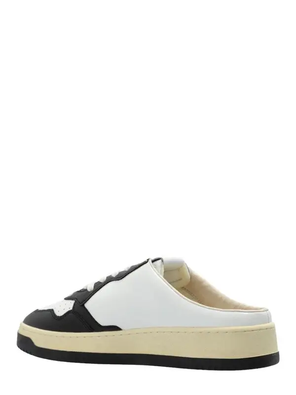AUTRY Medalist Leather Mule Sneakers - Black