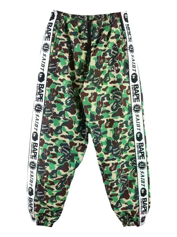 SAINT MXXXXXX Camouflage-print Track Pants - Green