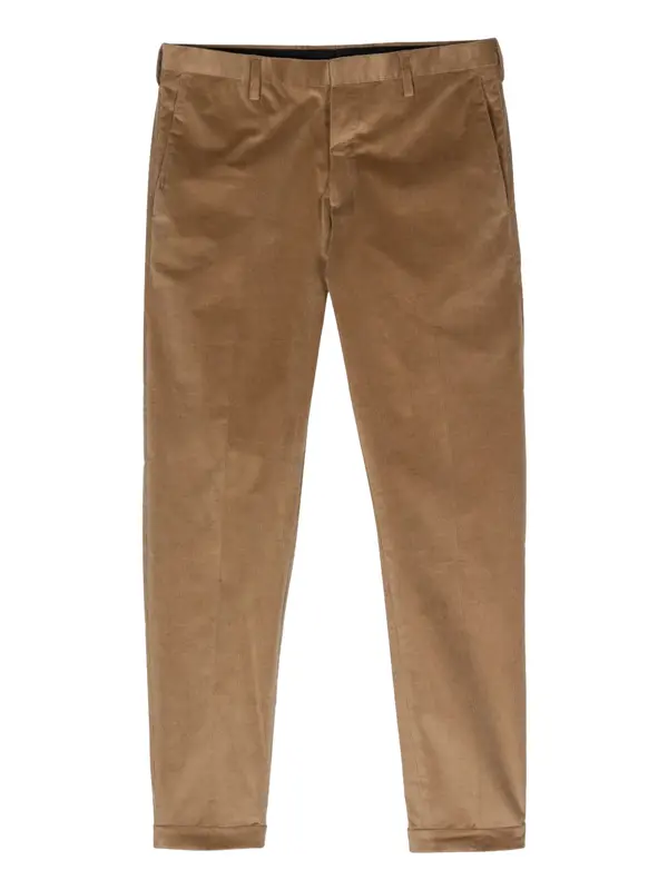 Paul Smith Mid-rise Tapered Trousers - Neutrals