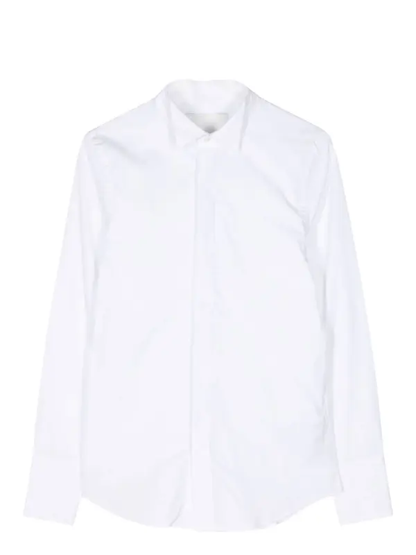 SA SU PHI Classic Collar Cotton Shirt - White
