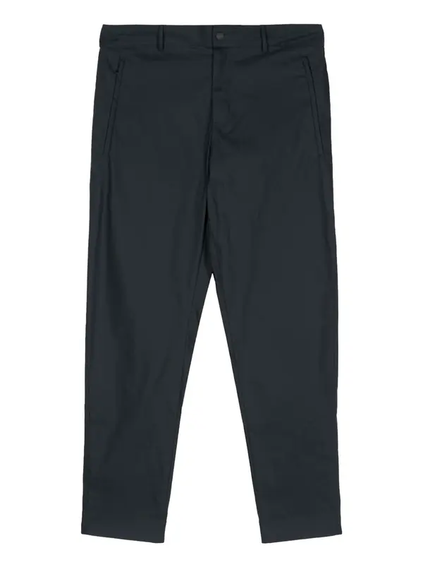 PT TORINO Gabardine-weave Tapered Trousers - Blue