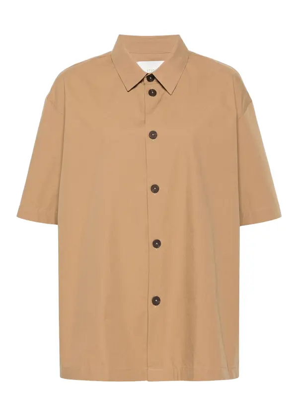 Studio Nicholson Button-up Cotton Shirt - Neutrals