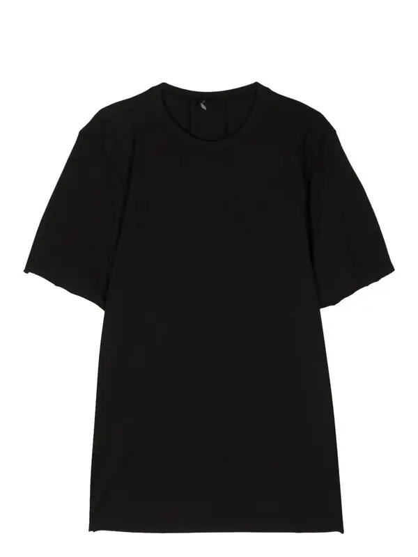 Transit Round-neck Cotton-blend T-shirt - Black