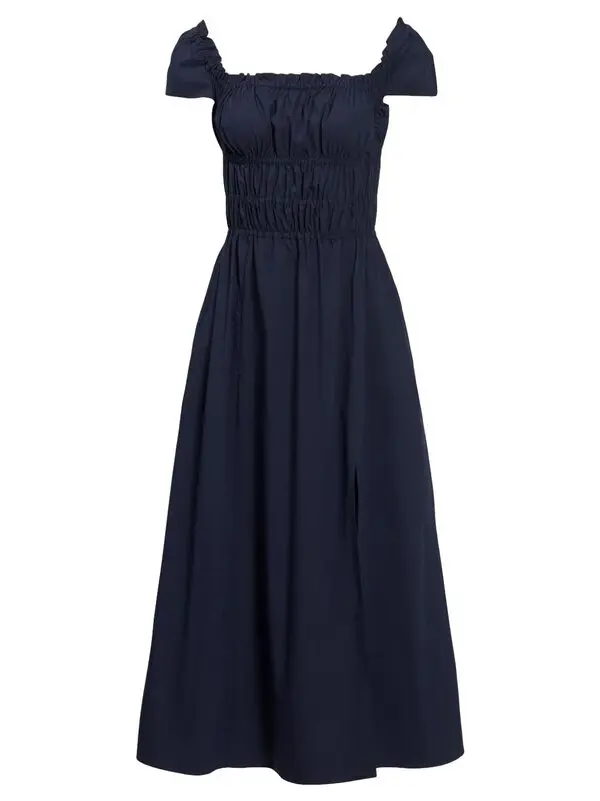Altuzarra Lily Cotton Midi Dress - Blue