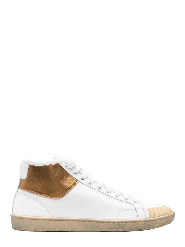 Saint Laurent Court Classic Sl/ High-top Sneakers - White