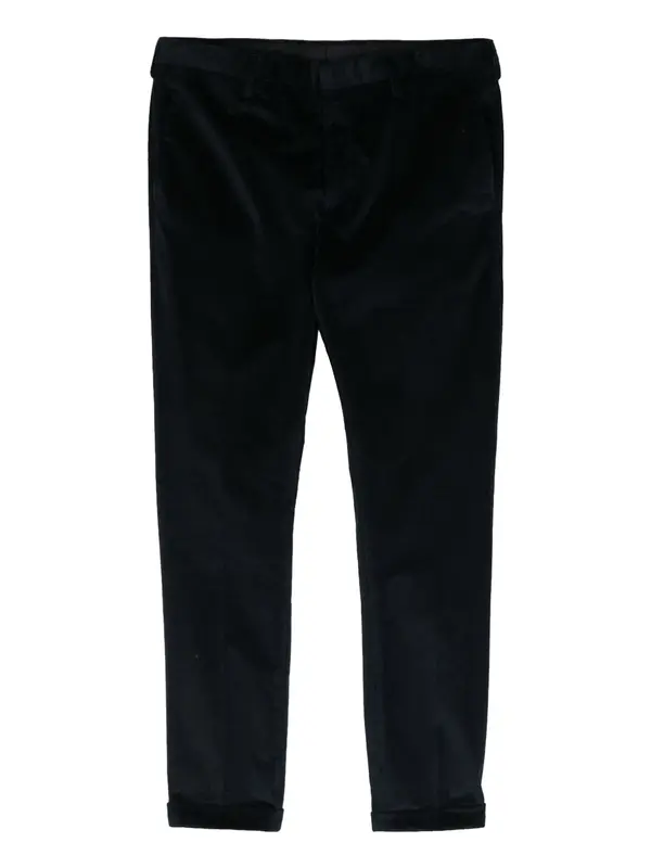 Paul Smith Mid-rise Tapered Trousers - Blue