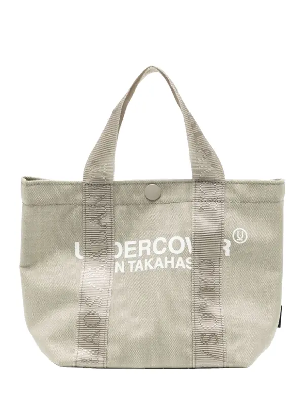 UNDERCOVERISM Logo-print Canvas Tote Bag - Neutrals