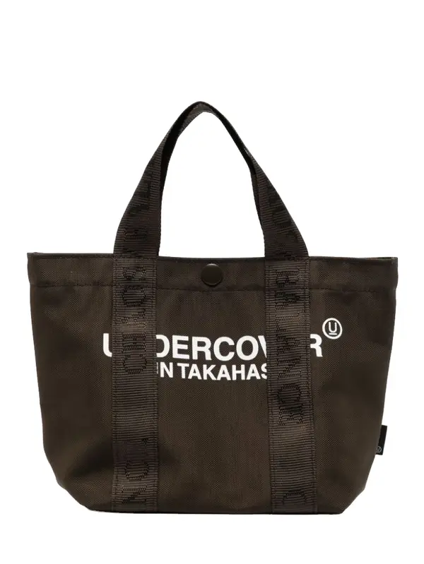 UNDERCOVERISM Logo-print Canvas Tote Bag - Brown