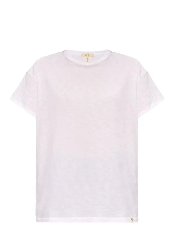 Rag & Bone Mini Slub Crew-neck T-shirt - White