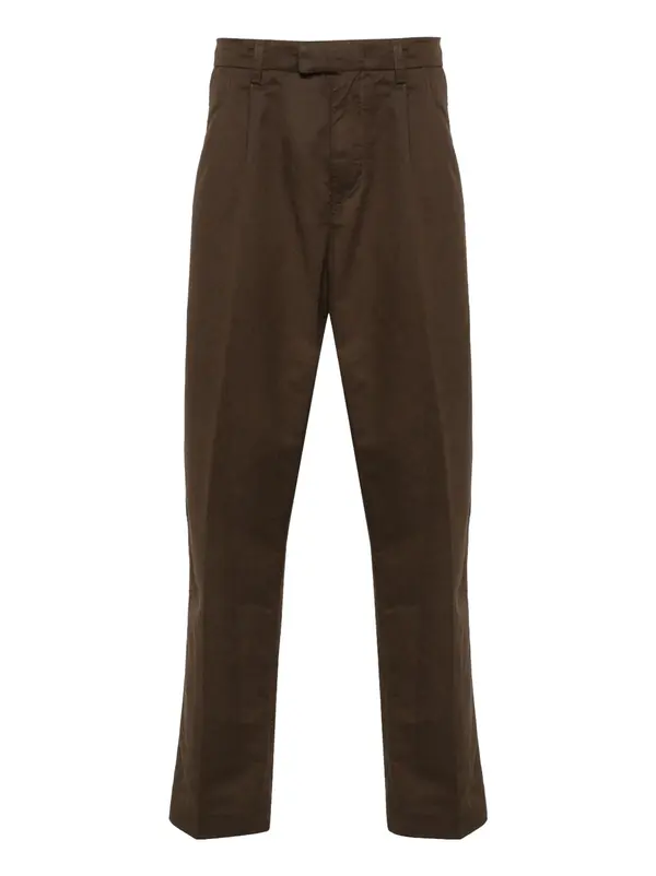 Nn07 Fritz 1912 Tapered-leg Trousers - Brown