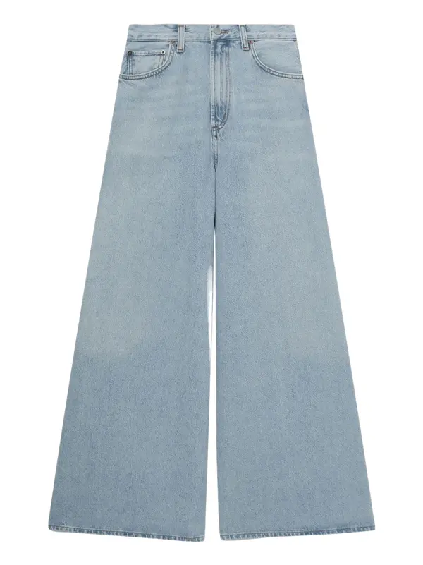 AGOLDE Nolan High-rise Wide-leg Jeans - Blue