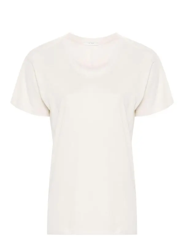 THE ROW Cotton Crew-neck T-shirt - Neutrals