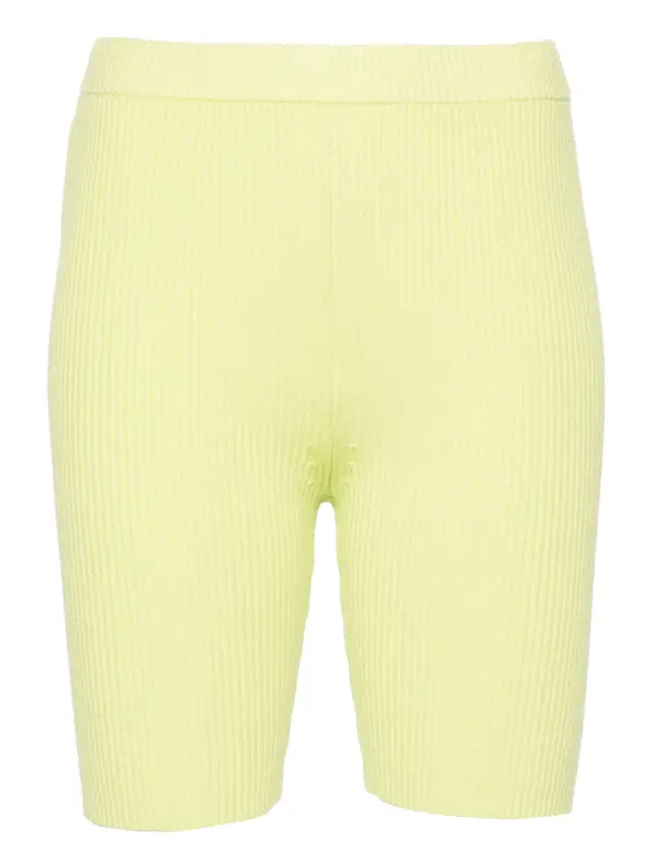 SAMSOE SAMSOE Luna Ribbed Shorts - Green