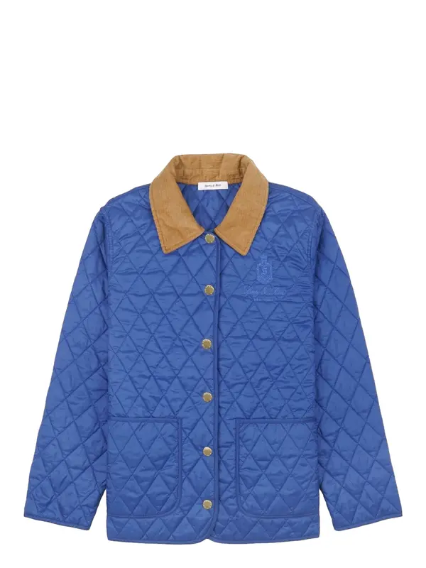 SPORTY & RICH Vendome Quilted Jacket - Blue
