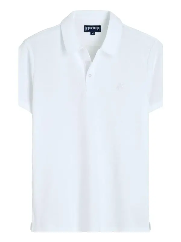 Vilebrequin Solid Terry Polo - Blanc
