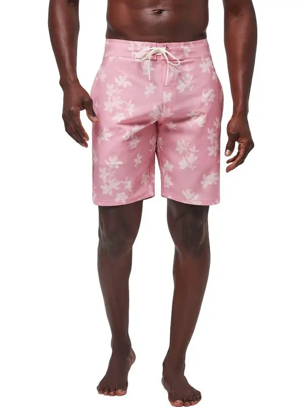 Travis Mathew Macadamia Nut Board Shorts - Heather Blush