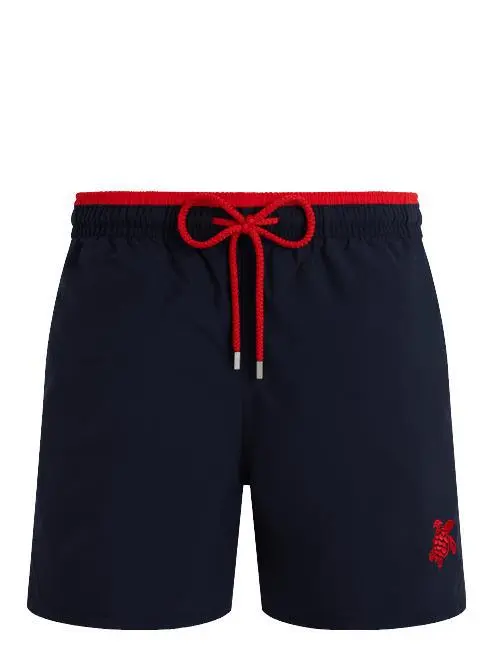 Vilebrequin Bicolor Swim Shorts - Marine/rouge