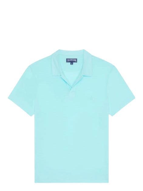 Vilebrequin Solid Linen Jersey Polo - Oxygen