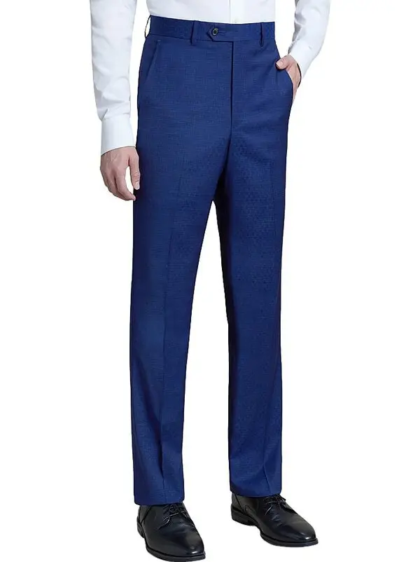 Santorelli Wool Stretch Comfort Pant - Navy
